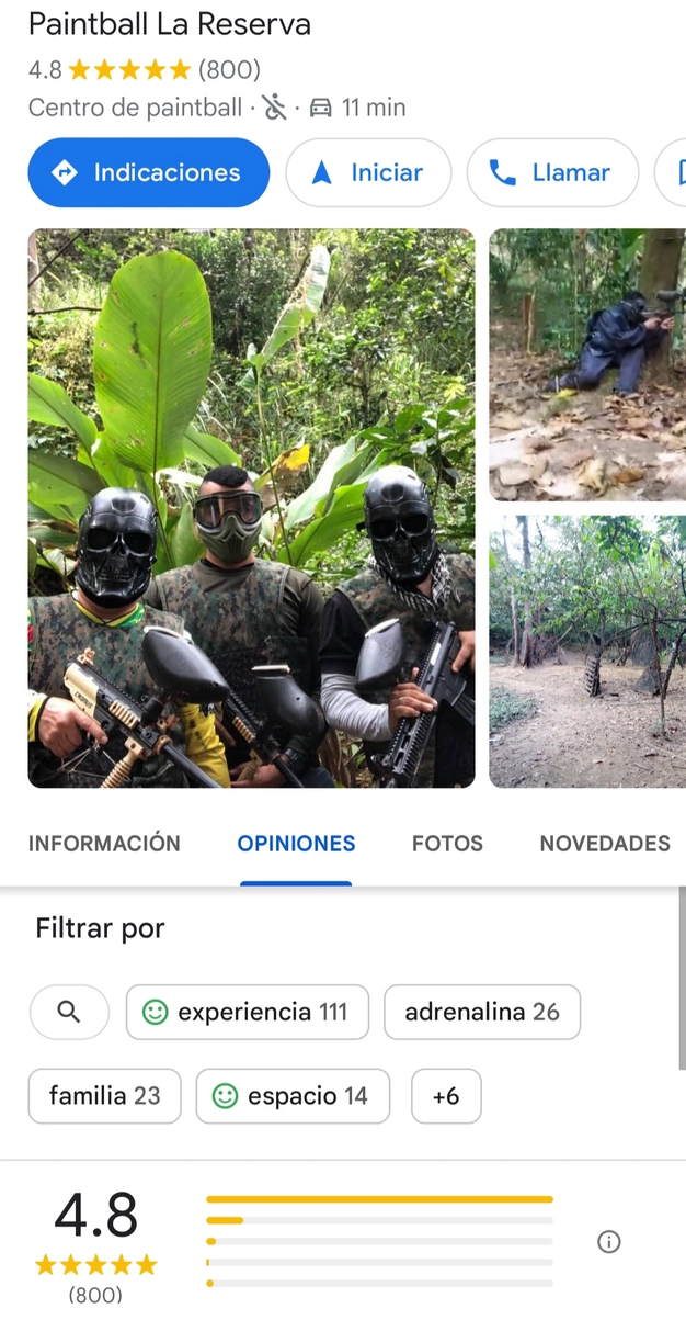 Descubre la emoción de jugar Paintball en La Reserva